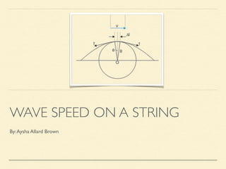 Wave Speed on a String | PDF