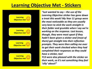 Learning objective achieved sticker | PPT | Free Download