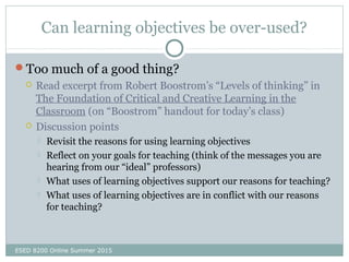 Learning Objectives | PPT