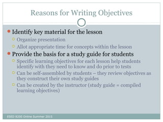 Learning Objectives | PPT