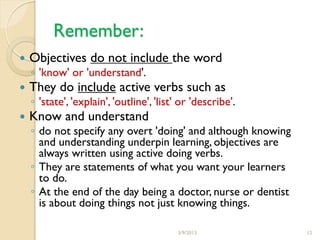 Learning objectives.drjma | PPT | Free Download