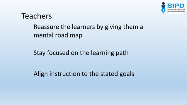 Set Clear Learning Objectives | PPT