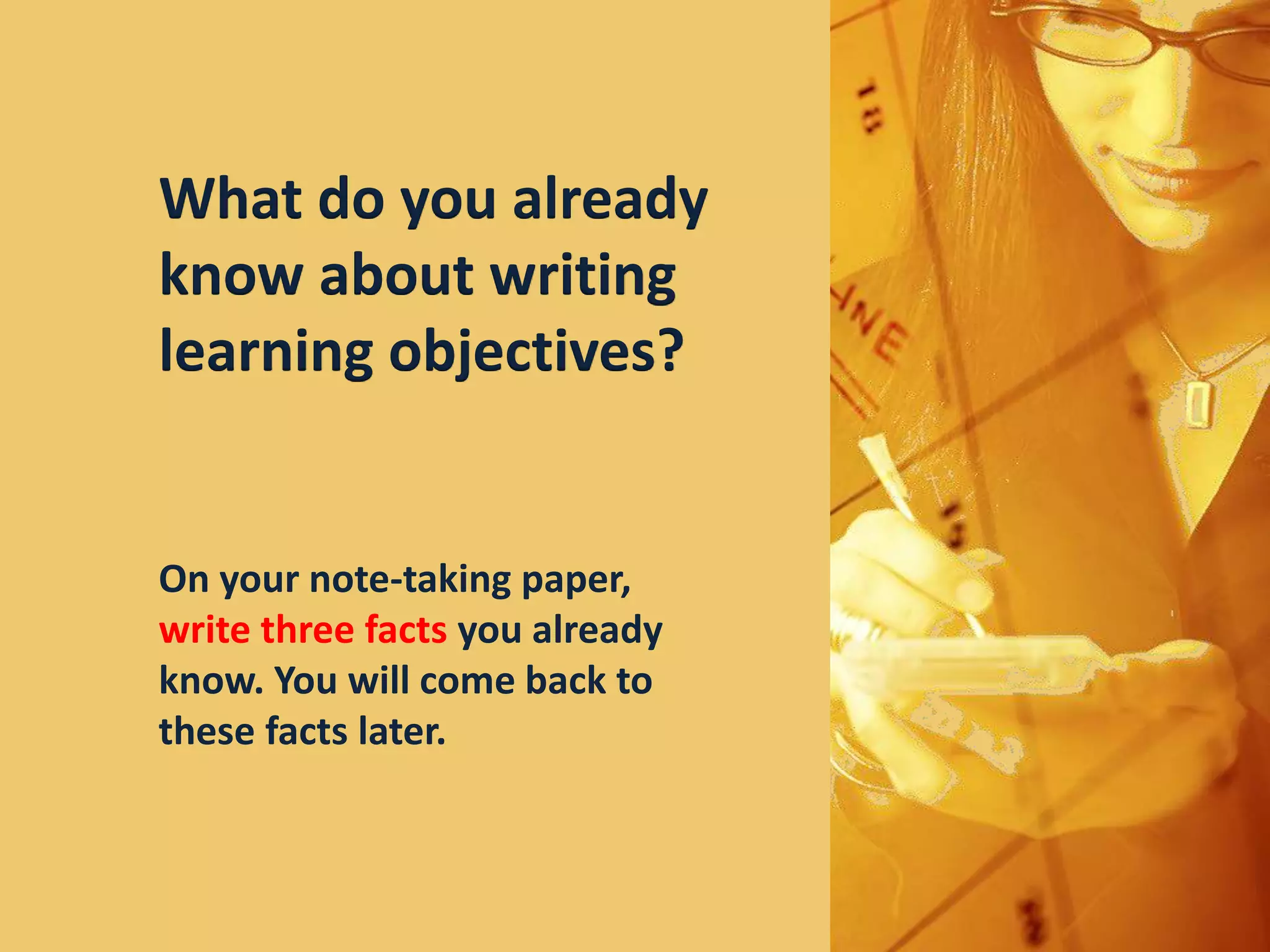 Learningobjectivesfinal 111127194305-phpapp01 | PPTX