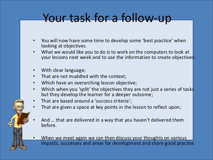 Learning objectives powerpoint