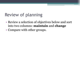 Learning objectives & success criteria inset | PPTX