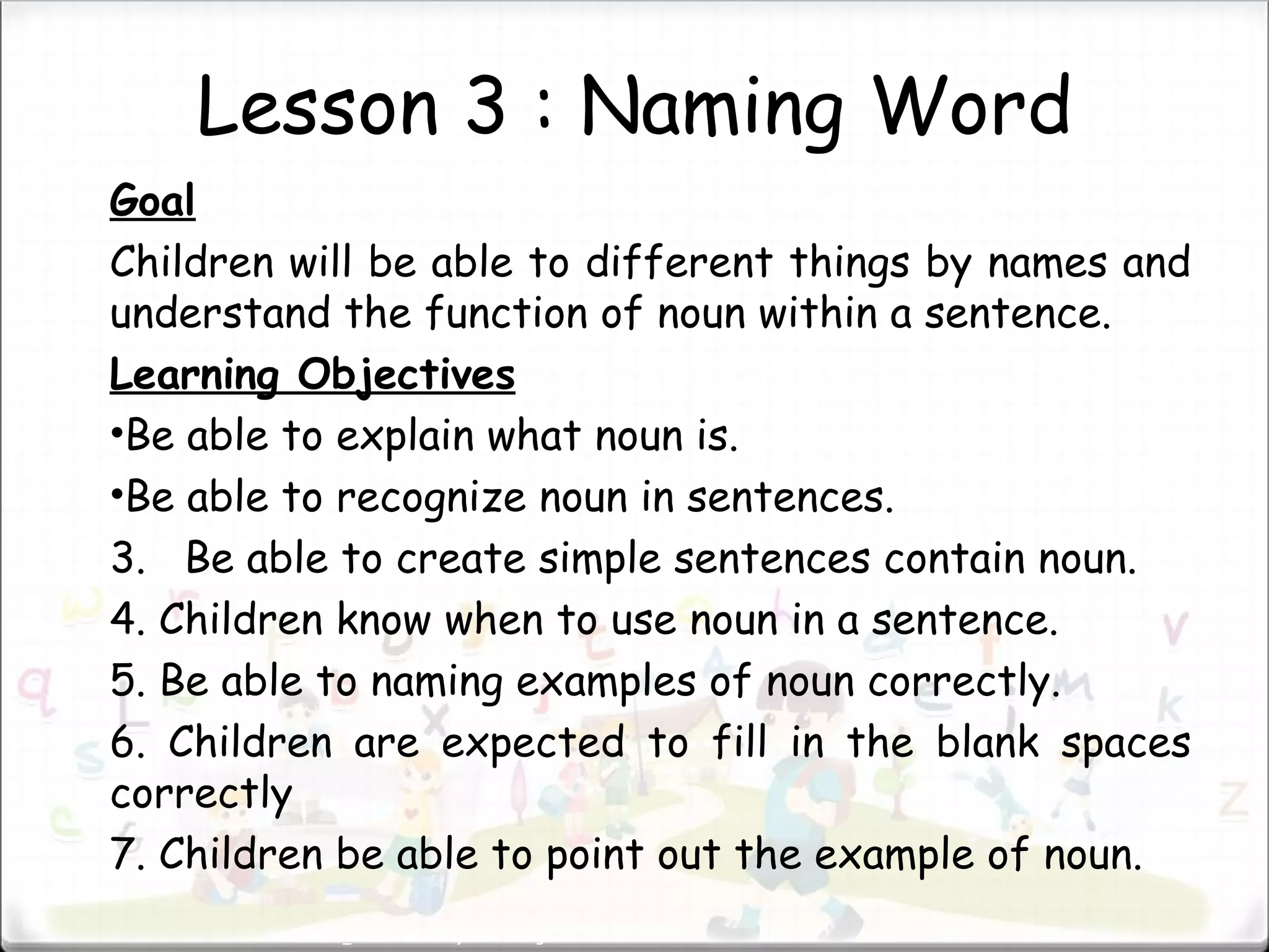 goal & objective presentation | PPT