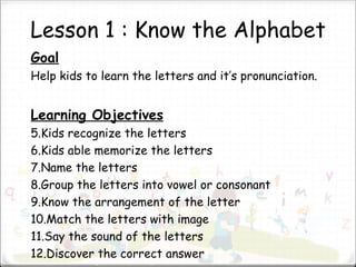 goal & objective presentation | PPT