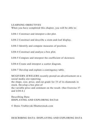 LEARNING OBJECTIVESWhen you have completed this chapter, you.docx