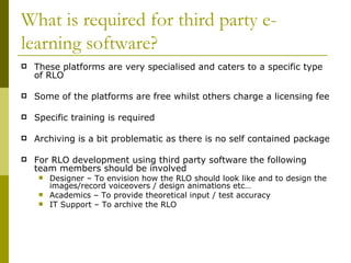 Reusable Learning Objects: Designing and Archiving | PPT | Web ...