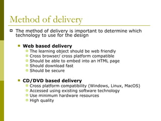 Reusable Learning Objects: Designing and Archiving | PPT | Web ...