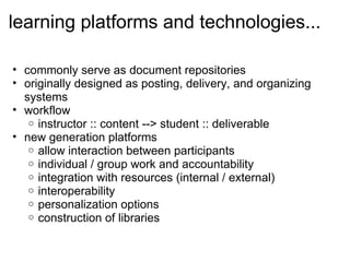 Learning objects in e-learning environments_wo | PPT | Technology & Computing