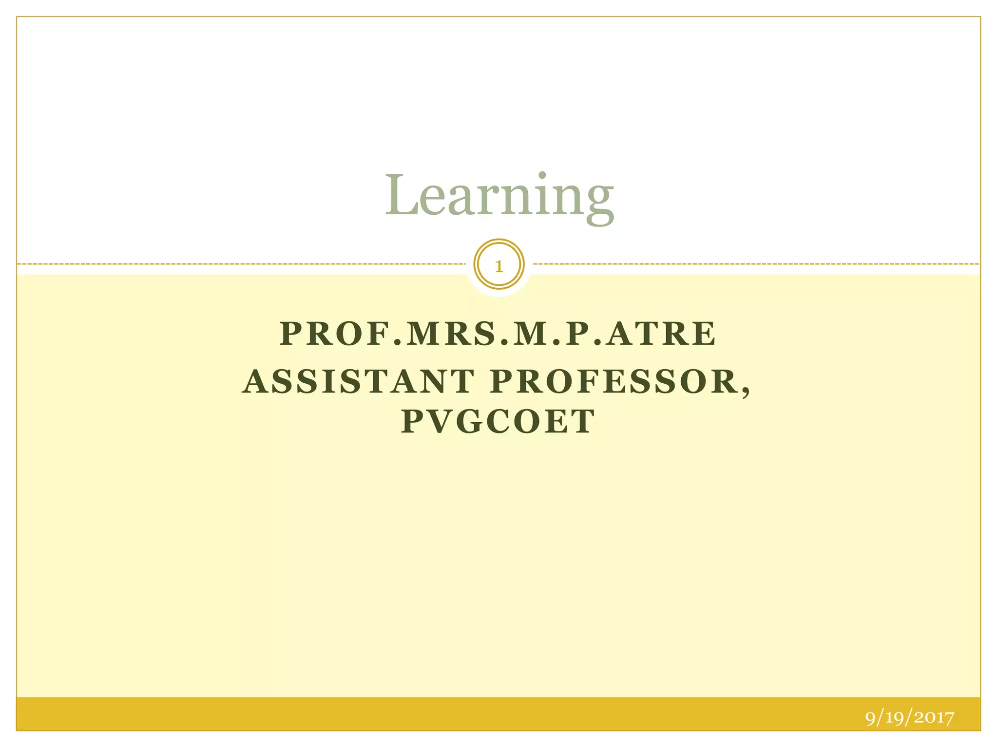 Learning occam razor | PPT