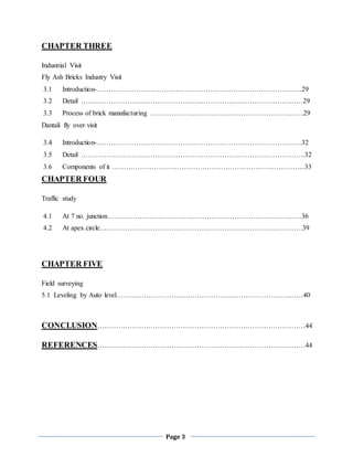 Learning of practical things of civil engineering (report ) | PDF
