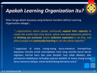 Learning organization | PPTX