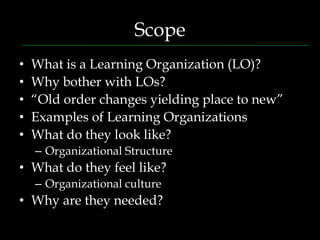 Learning organization | PPT