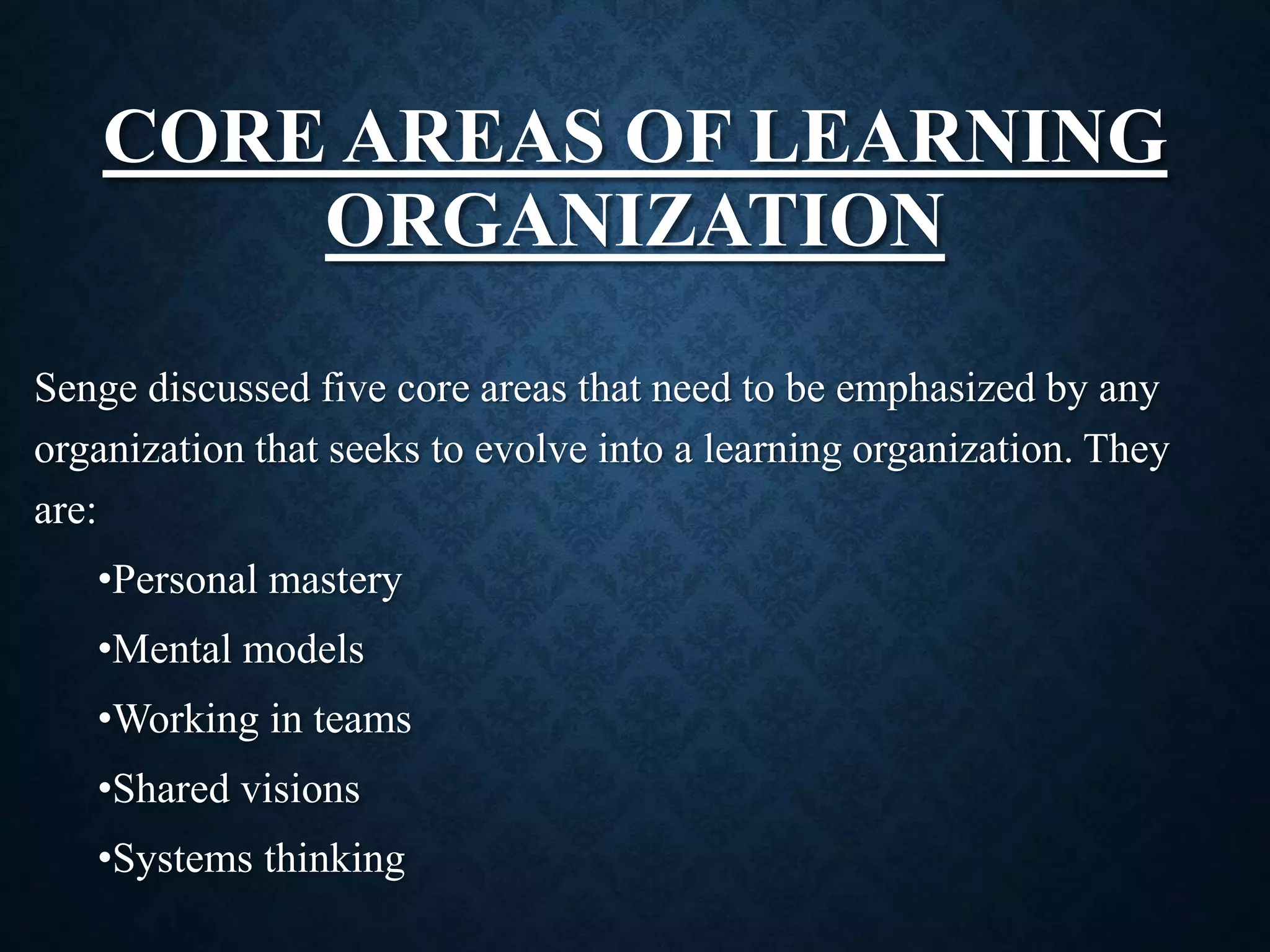 Learning organization | PPTX