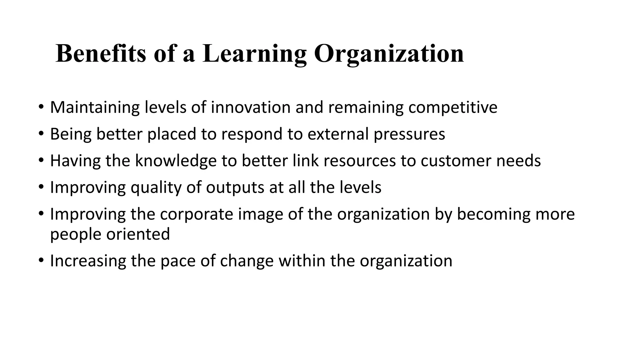 Learning organization | PPTX