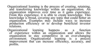 Learning organization | PPTX