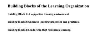 Learning organization | PPTX