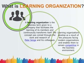 SYSTEMS ANALYSIS: LEARNING ORGANIZATIONS | PPTX
