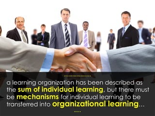 Learning organization characteristics 2 | PDF