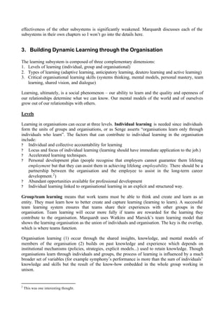 Learning organization summary | PDF