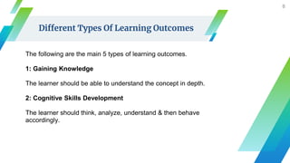 What are Learning Outcomes? Types, Benefits, and Examples of Learning ...