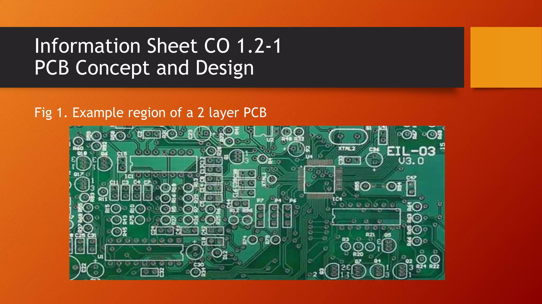 Learning outcome 2 prepare make pcb modules | PPTX