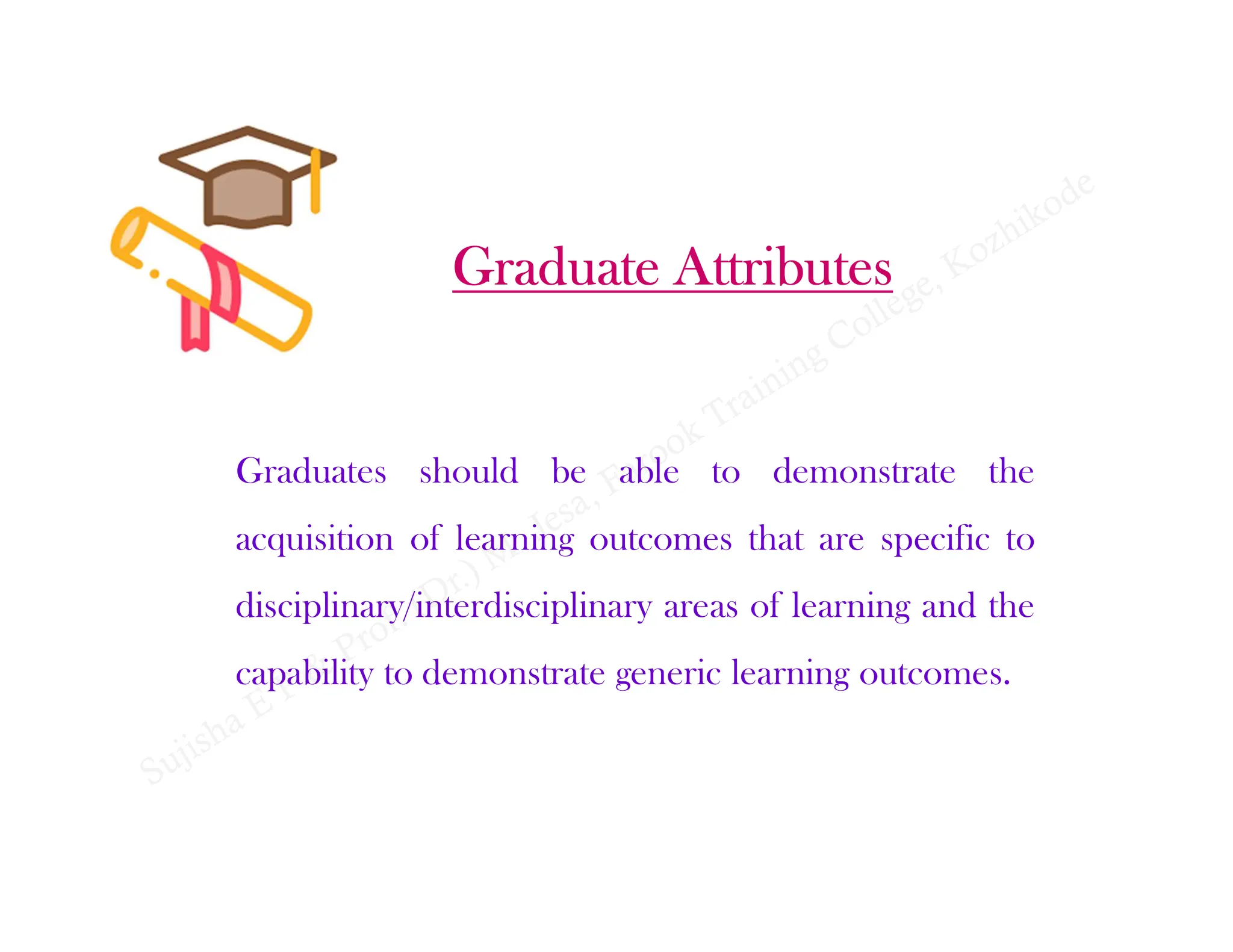 Learning Outcomes Based Curriculum Framework (LOCF): Concept Map for ...
