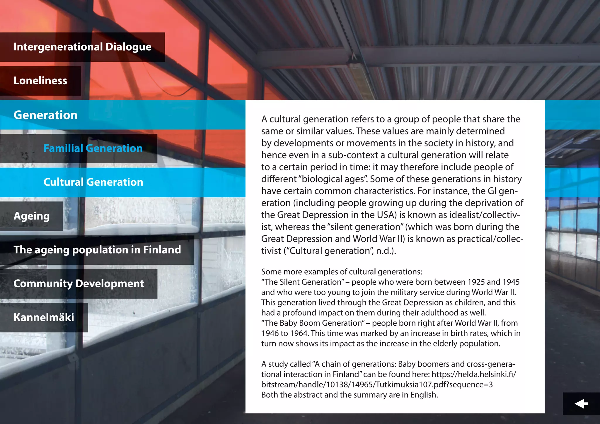 Learning package intergenerational dialogue | PDF