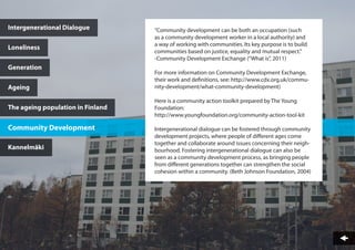 Learning package intergenerational dialogue | PDF