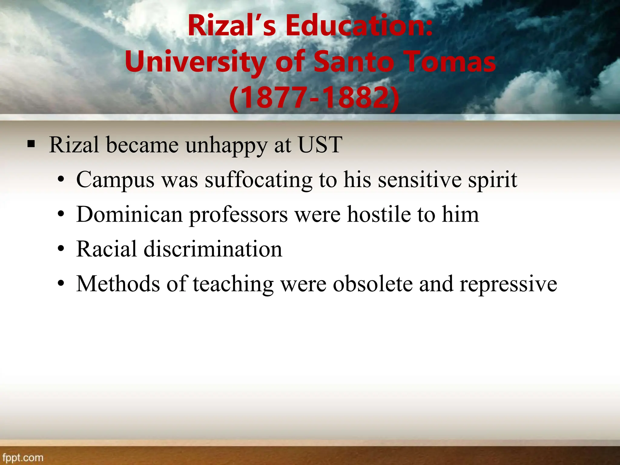 UNIT 3: RIZAL - EDUCATION AND CAREER | PPT