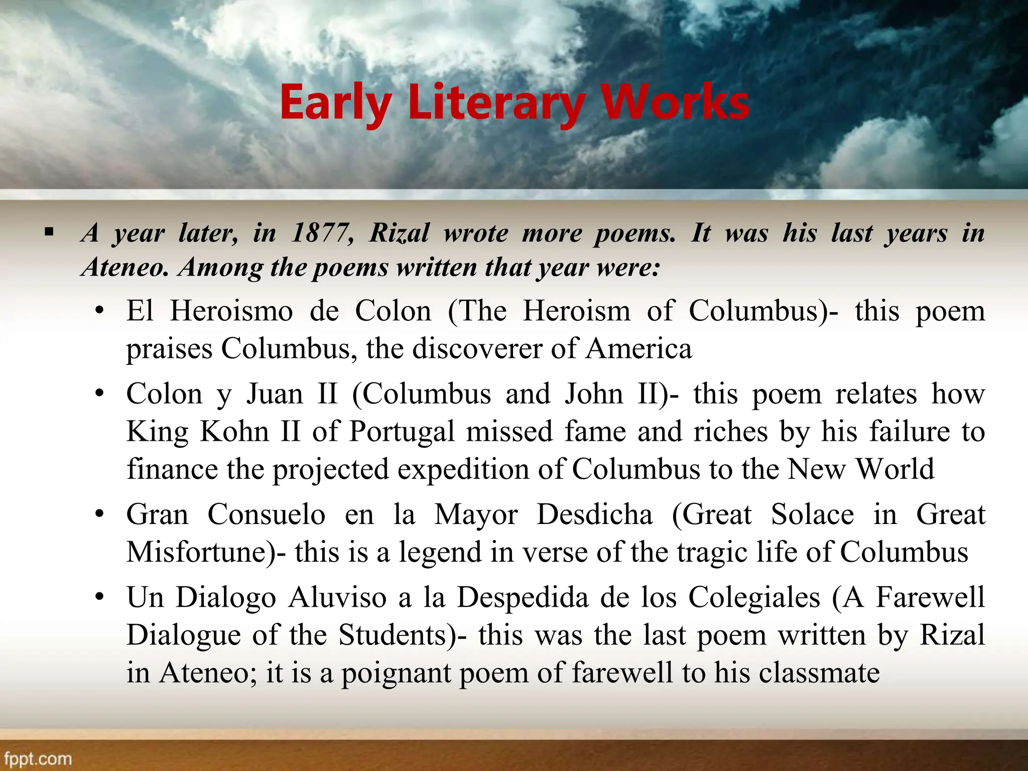 UNIT 3: RIZAL - EDUCATION AND CAREER | PPT | Graduation | Personal ...