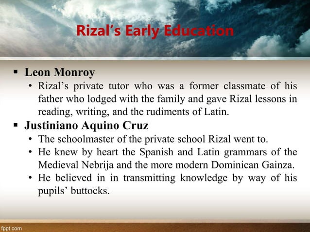 UNIT 3: RIZAL - EDUCATION AND CAREER | PPT | Graduation | Personal ...
