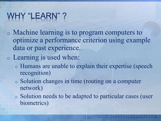Artificial intelligence Learning paradigms.pptx | Computing ...