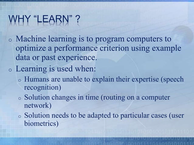 Artificial intelligence Learning paradigms.pptx | Computing | Technology & Computing