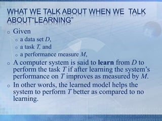 Artificial Intelligence Learning Paradigms Pptx