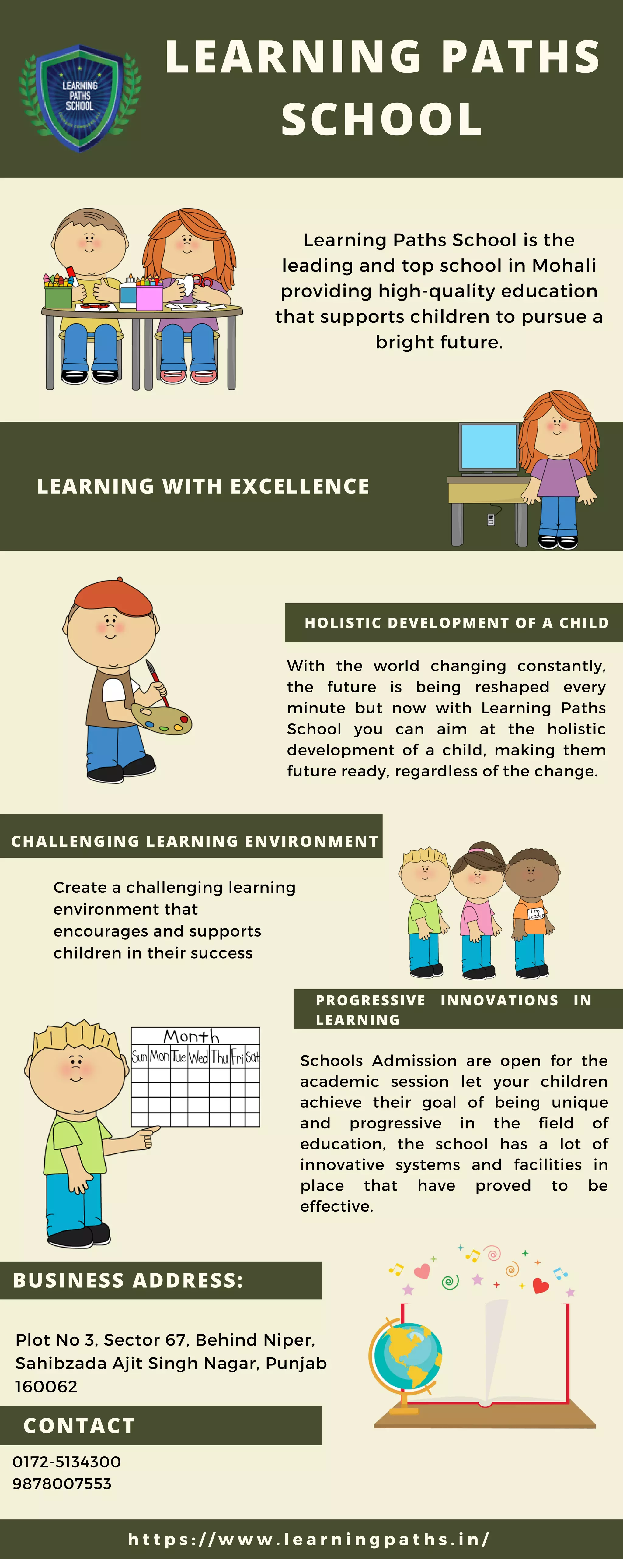 Top School in Chandigarh -Learning Paths School | PDF | Education