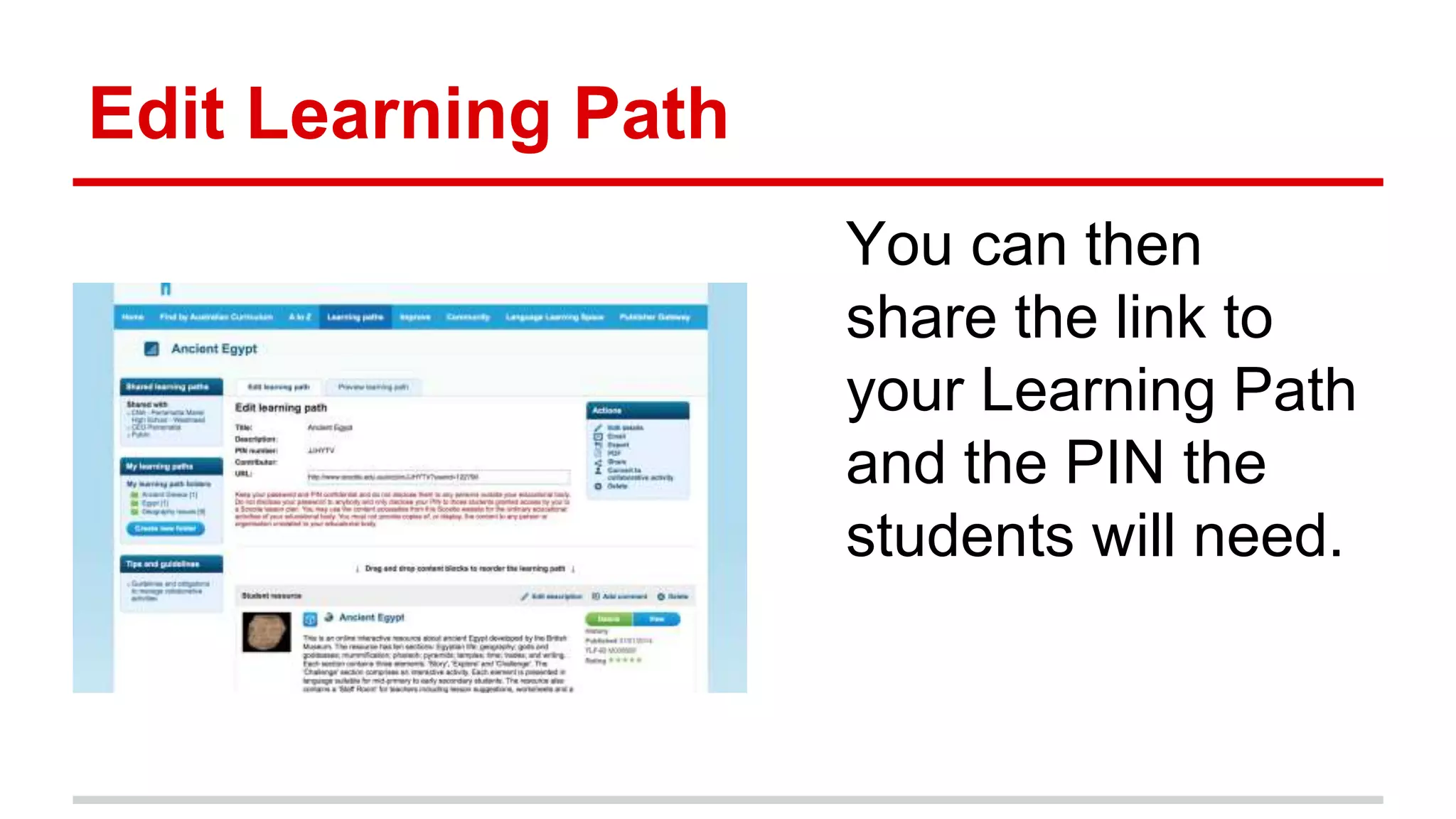 Learning Pathways in Scootle | PPTX