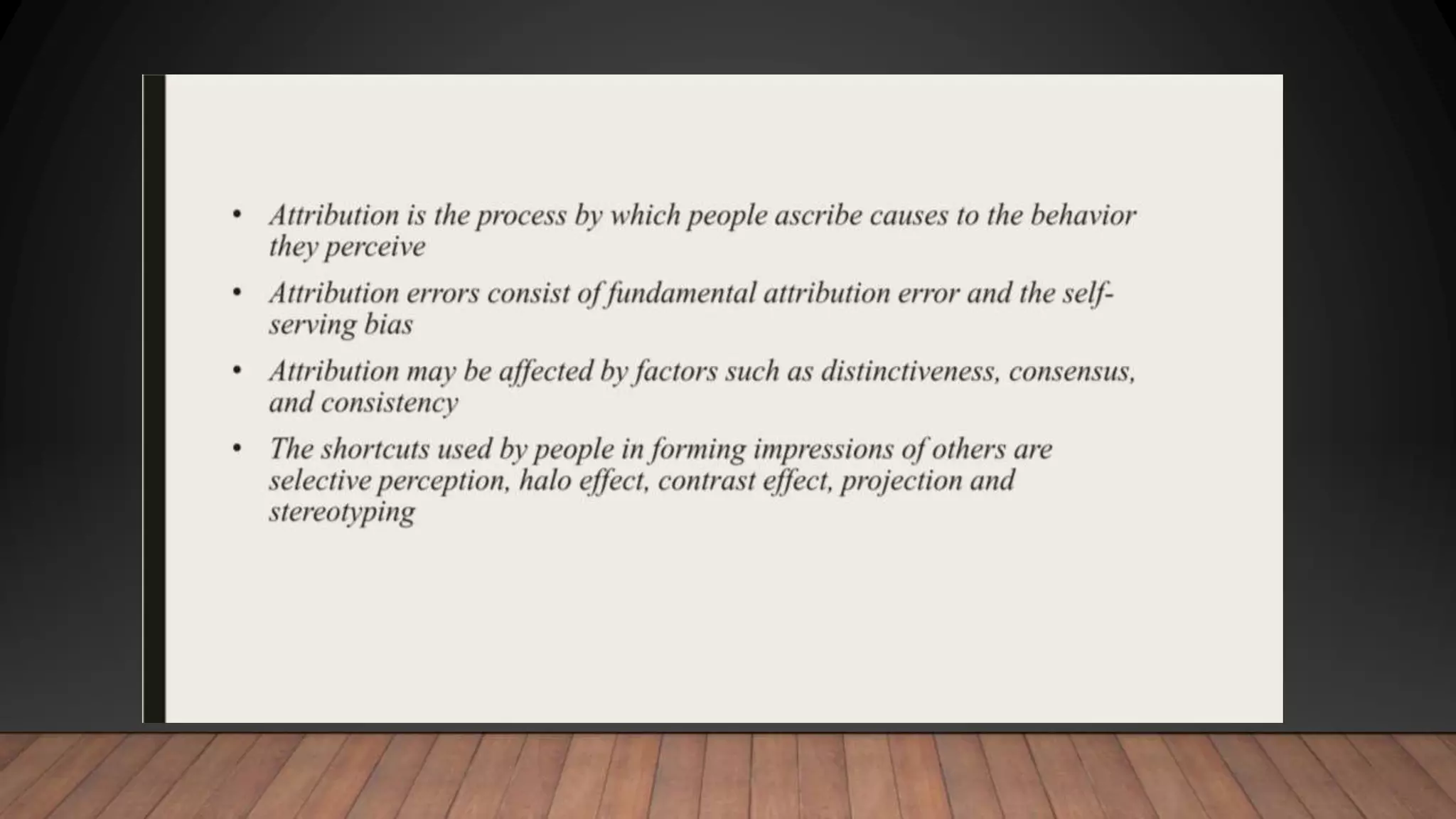 Learning, Perception and Attribution - report.pptx