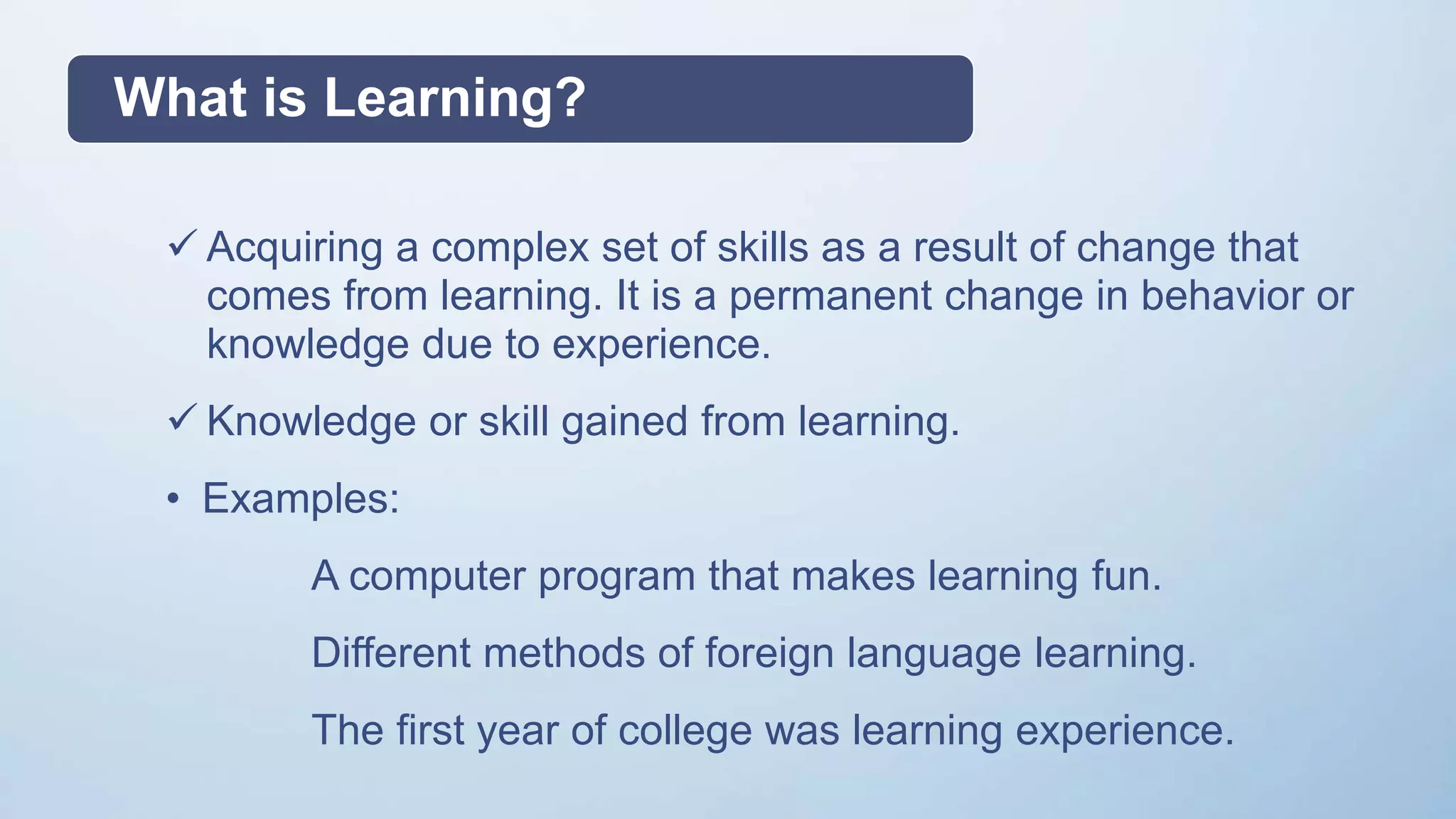 Learning, Perception and Attribution | PPTX | Education