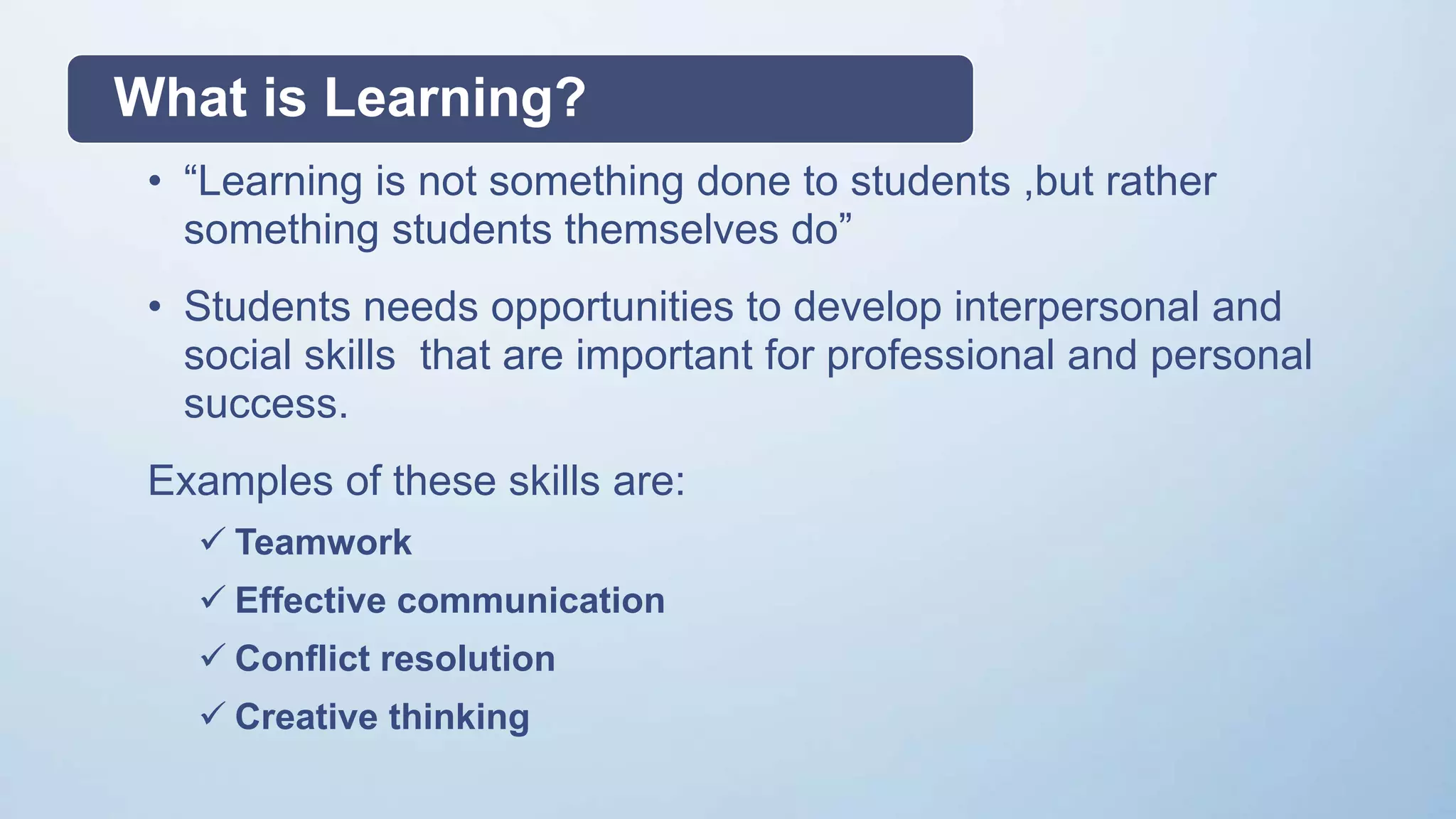 Learning, Perception and Attribution | PPTX | Education