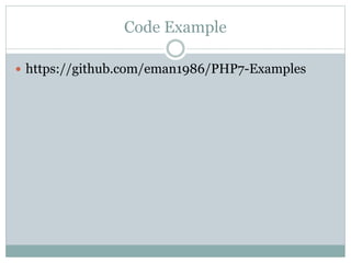 Learning php 7 | PPTX