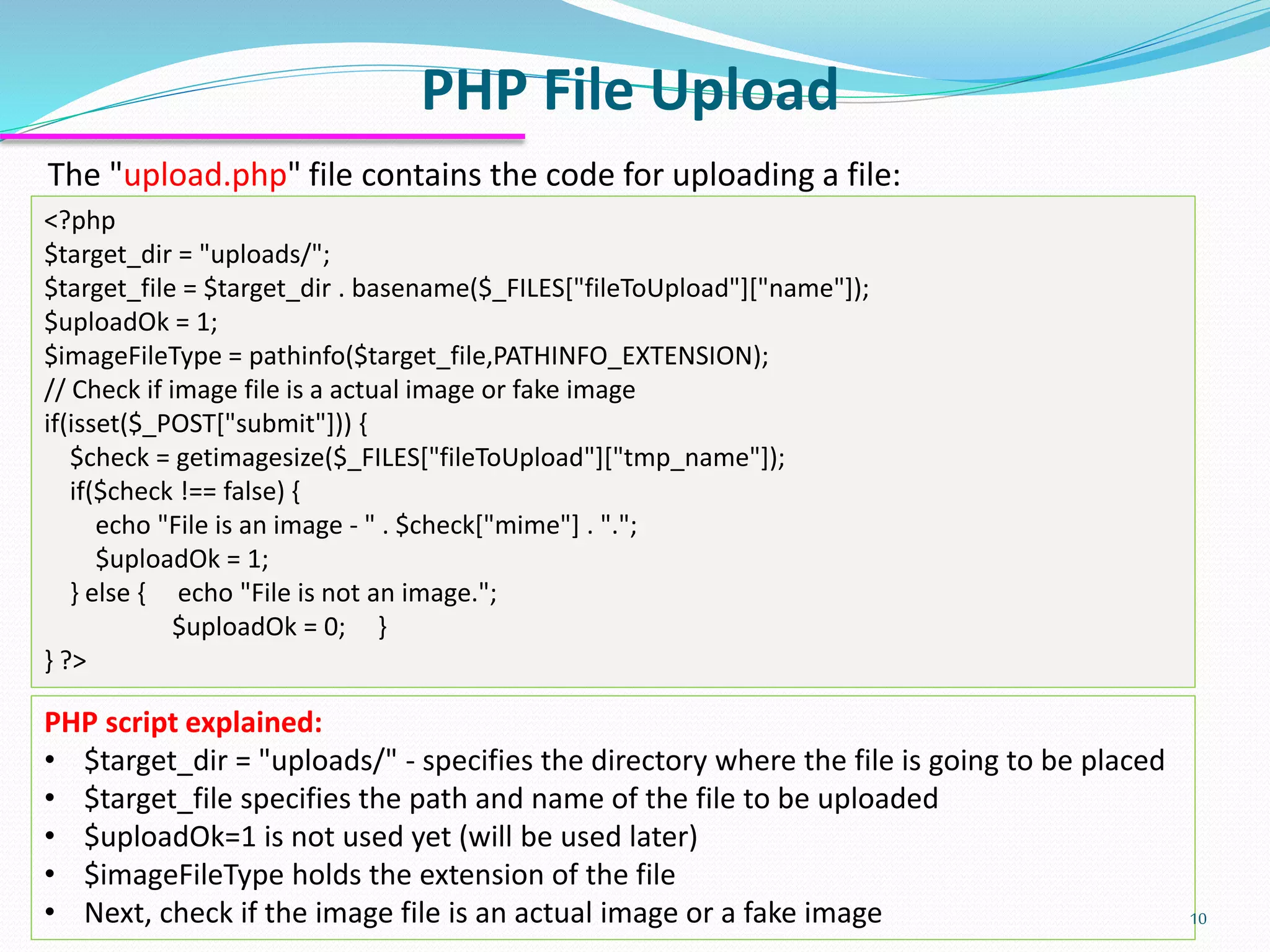 Web Development Course: PHP lecture 4 | PDF | Web Development | Internet