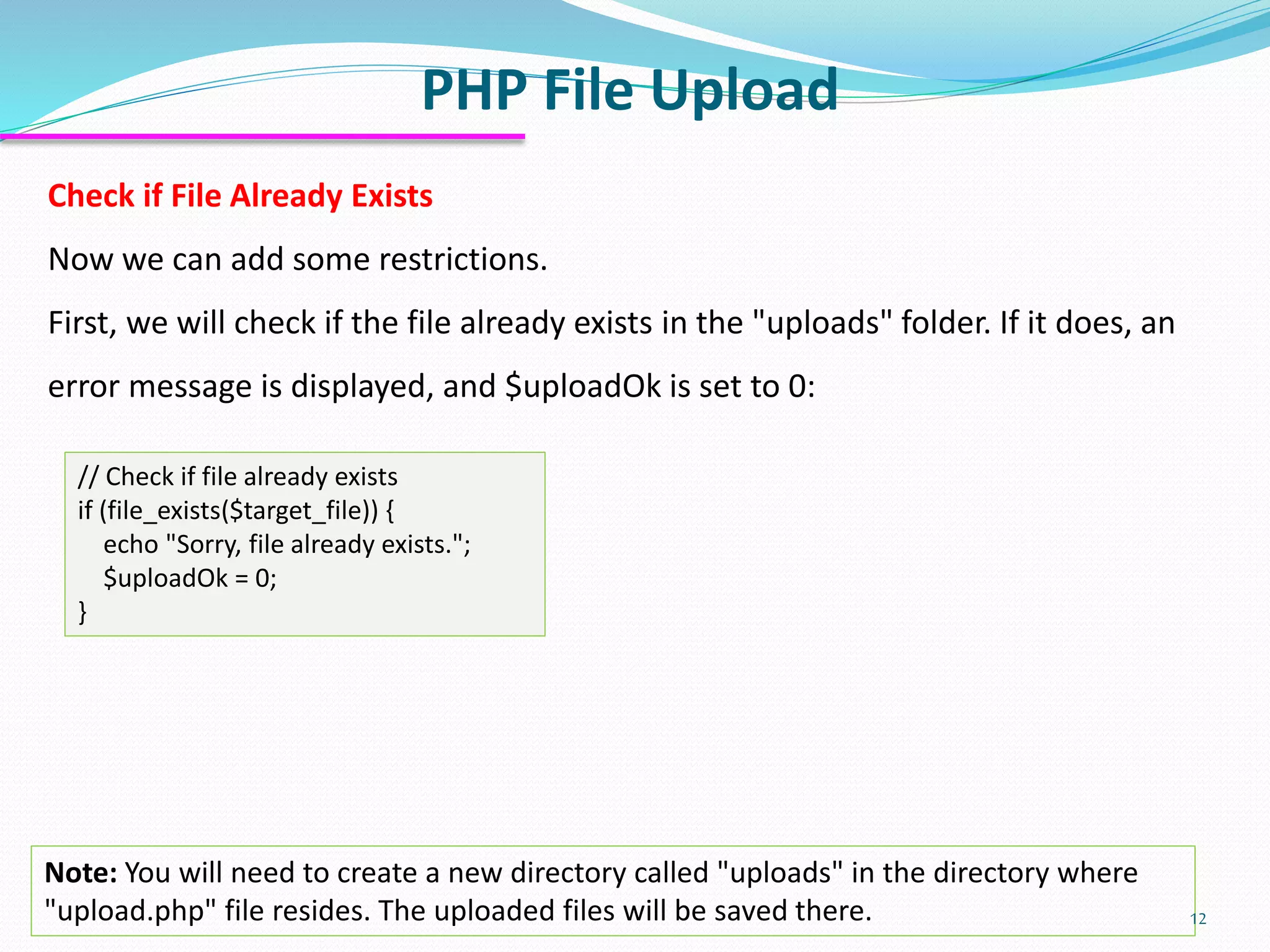 Web Development Course: PHP lecture 4 | PDF | Web Development | Internet