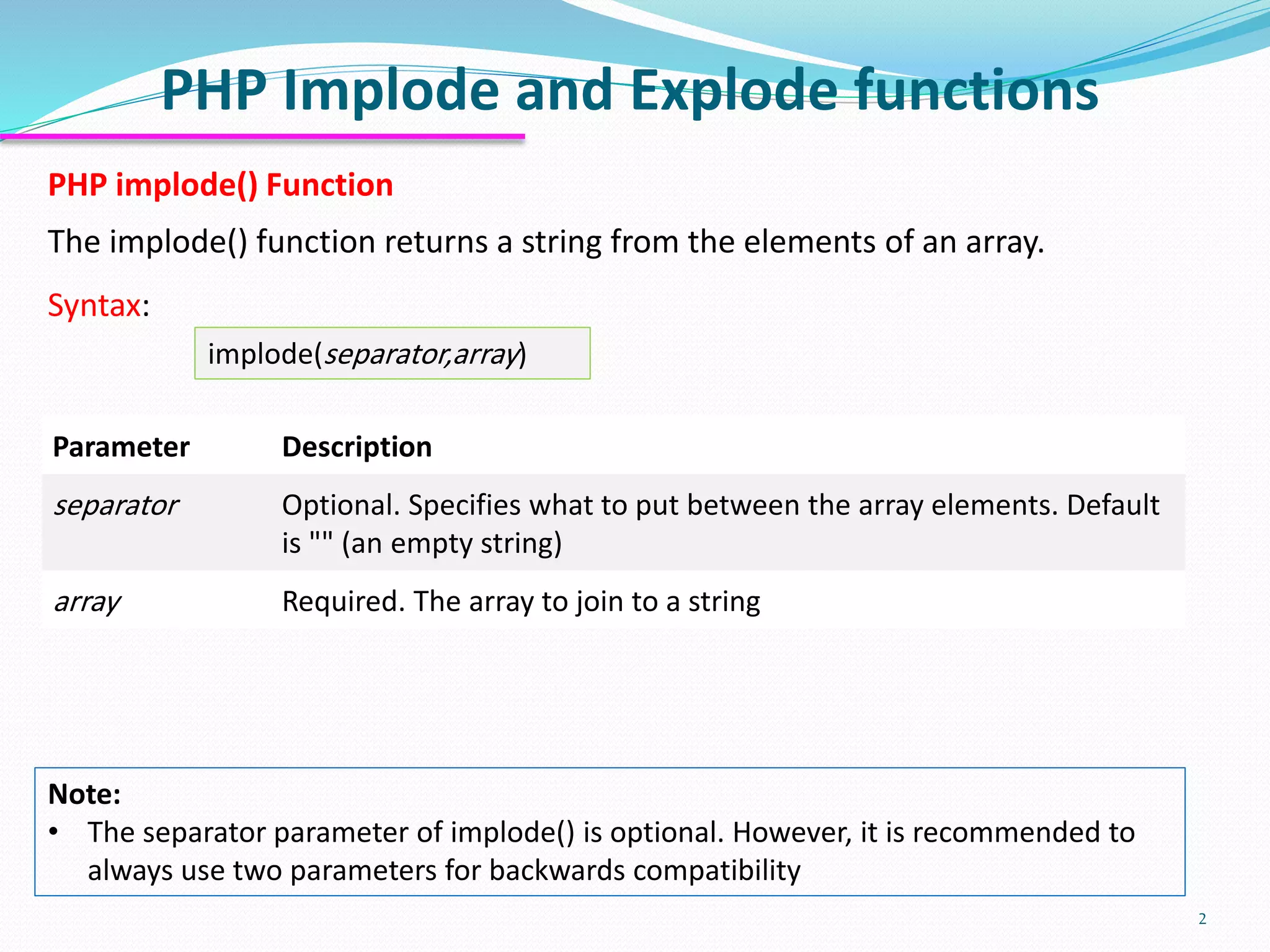 Web Development Course: PHP lecture 4 | PDF | Web Development | Internet