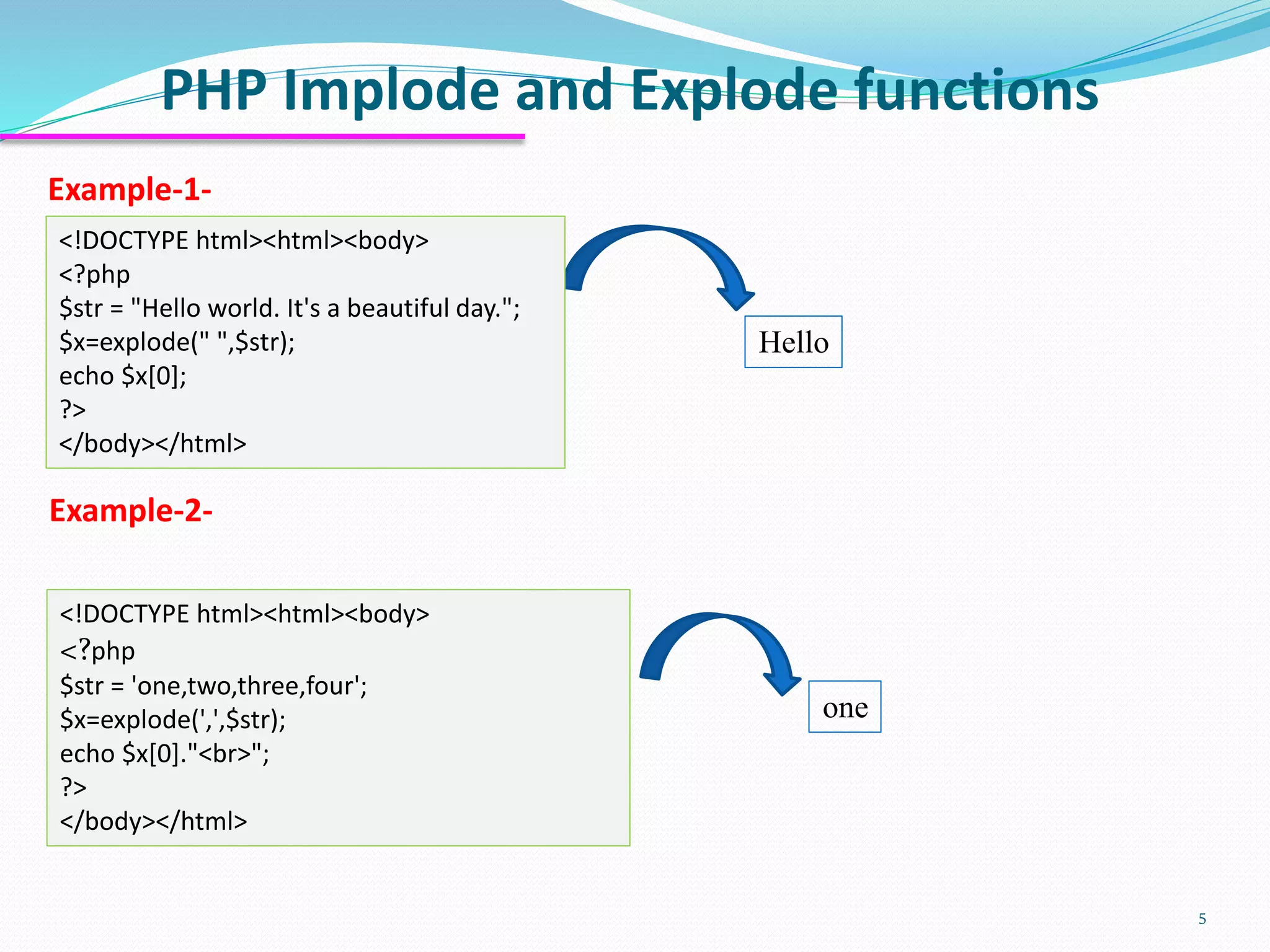 Web Development Course: PHP lecture 4 | PDF | Web Development | Internet