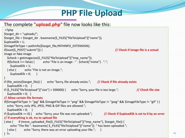 Web Development Course: PHP lecture 4 | PPT