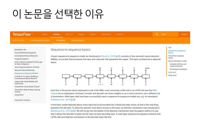 딥러닝 논문 리뷰 Learning phrase representations using rnn encoder decoder for ...