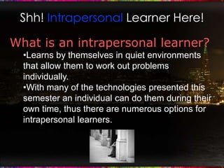 Learning Plan - ITEC 299.02